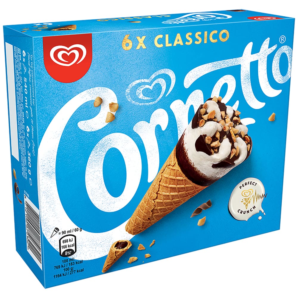 Cornetto classico Algida X6 450 gr – Gresy